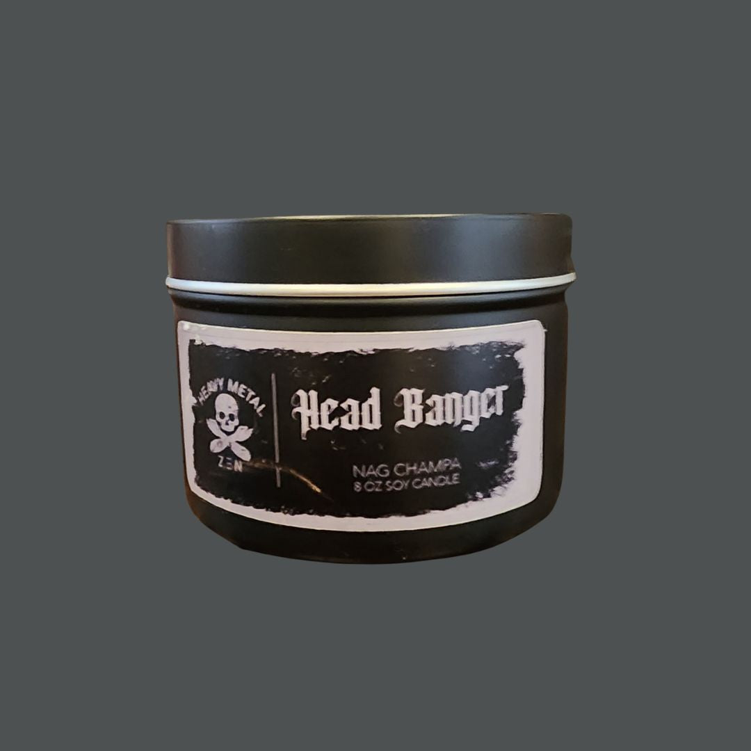 Head Banger Soy Candle – Heavy Metal Zen