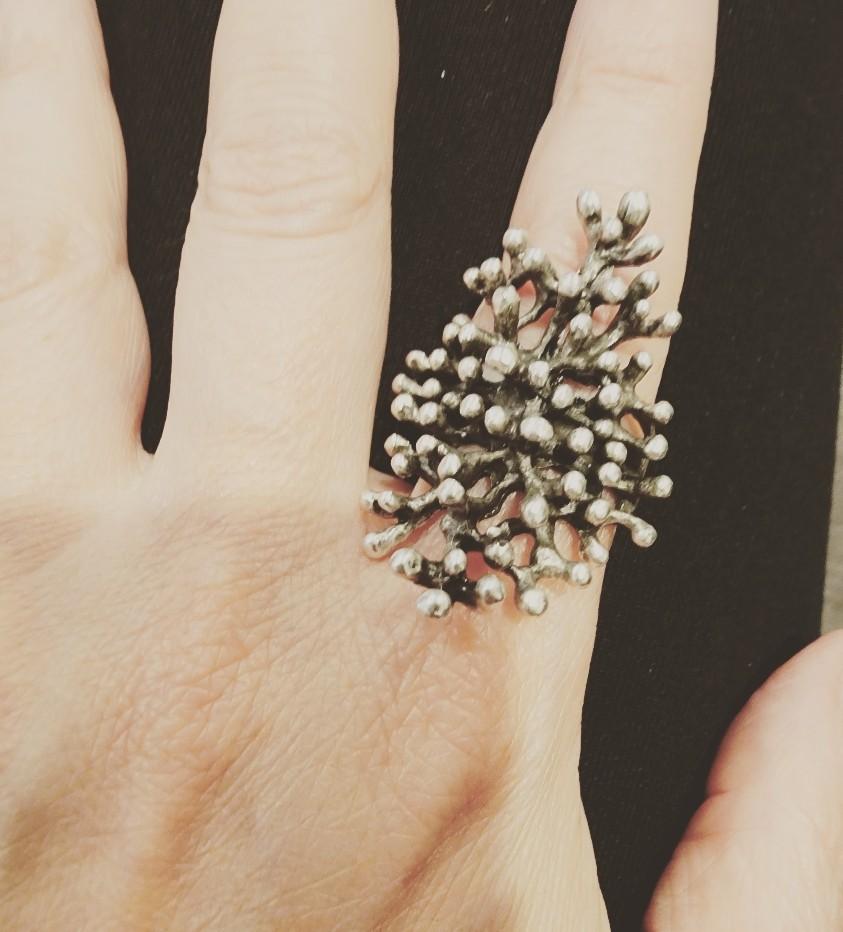 Joplin Spikey Adjustable Ring – Heavy Metal Zen