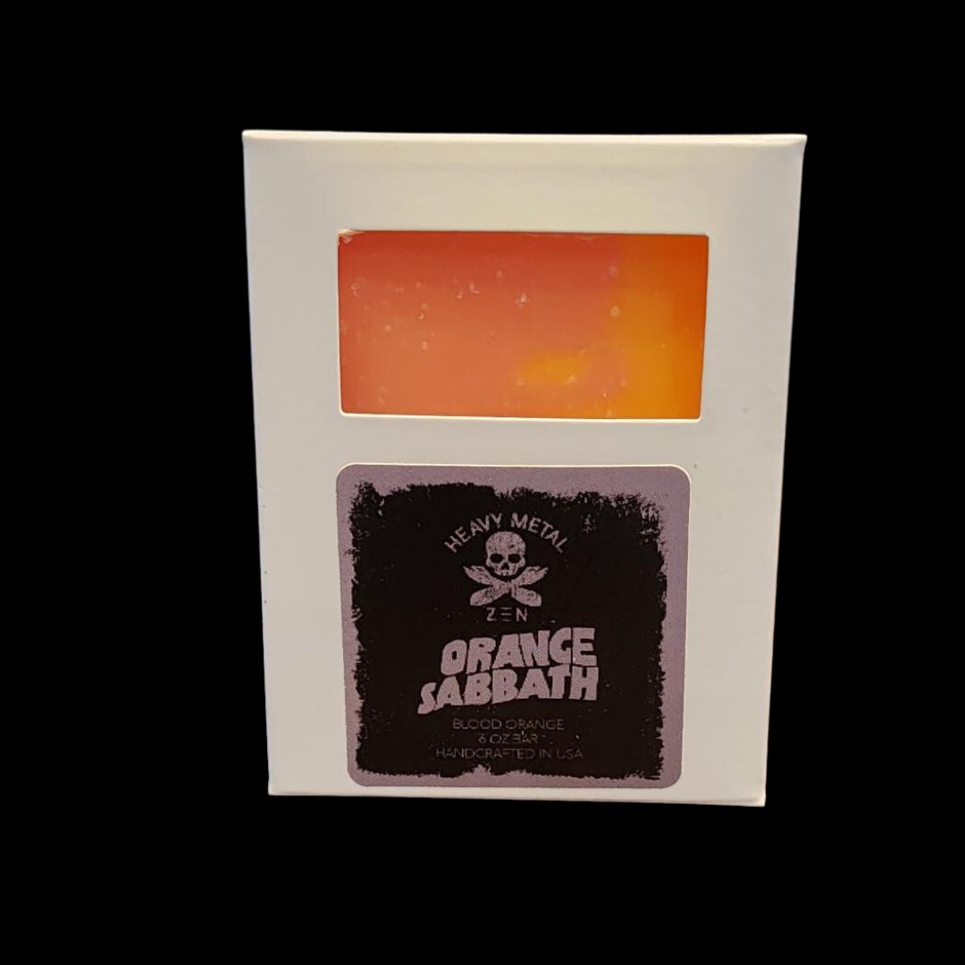Orange Sabbath Handmade Soap – Heavy Metal Zen