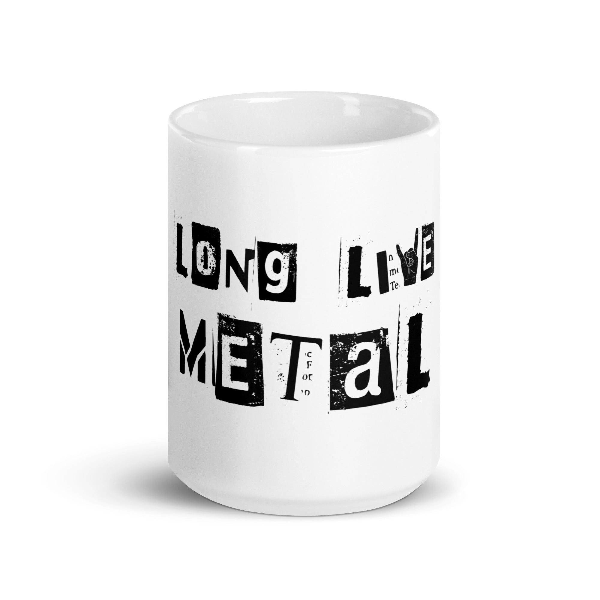 Long Live Metal White Mug – Heavy Metal Zen