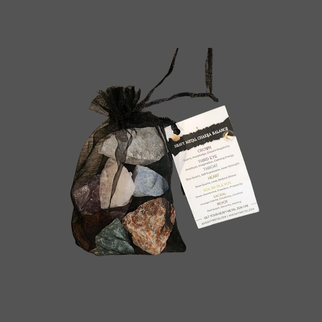 Heavy Metal Chakra Balance Crystal Kit – Heavy Metal Zen